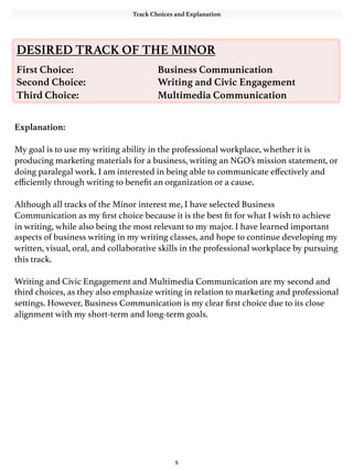 WRITING PORTFOLIO (abridged) | PDF