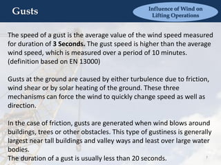 INFLUENCE OF WIND ON LIFTING OPERATIONS | PDF