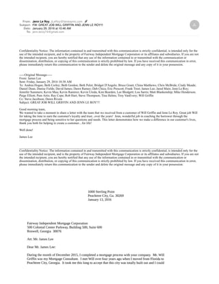 GREAT JOB WILL GRIFFIN AND JENN LE ROY | PDF | Home Financing ...