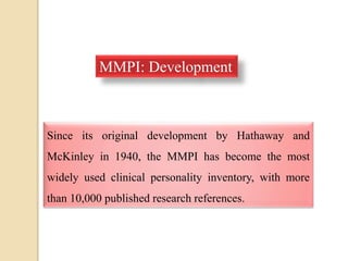 mmpi | PPTX