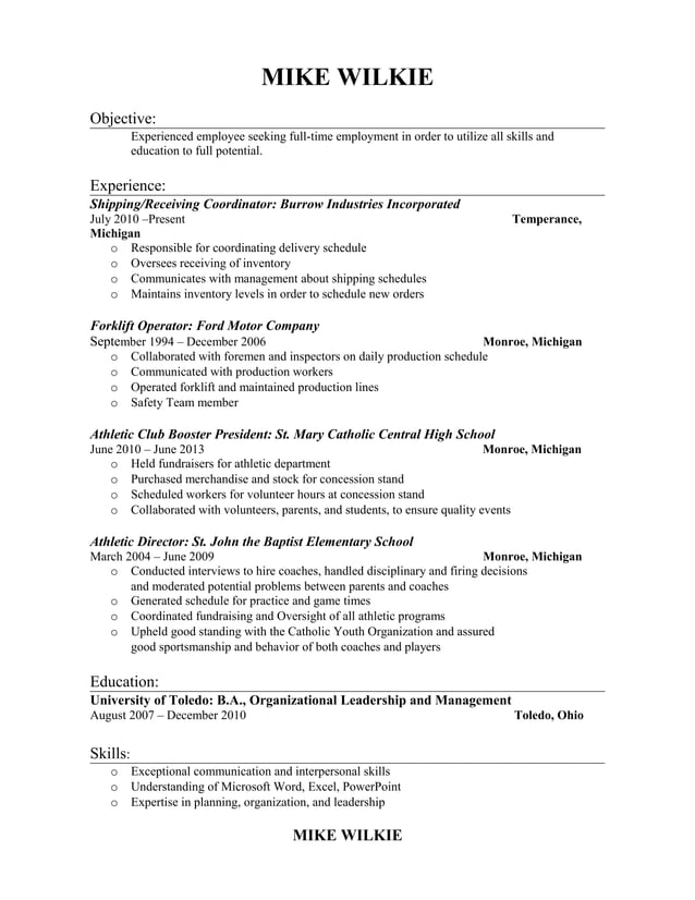 Mike Resume | PDF
