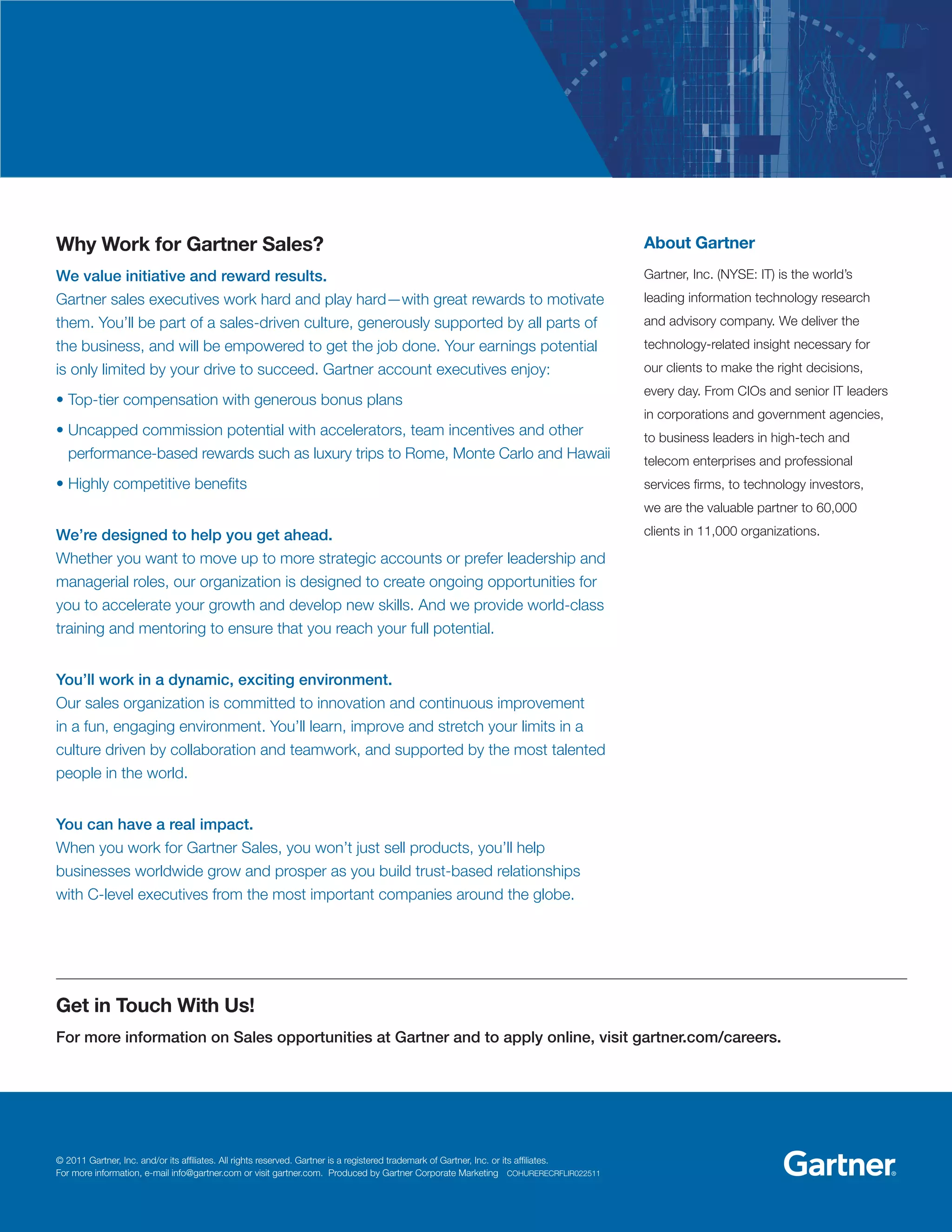 Why work at Gartner | PDF