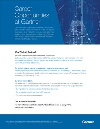 Why work at Gartner | PDF