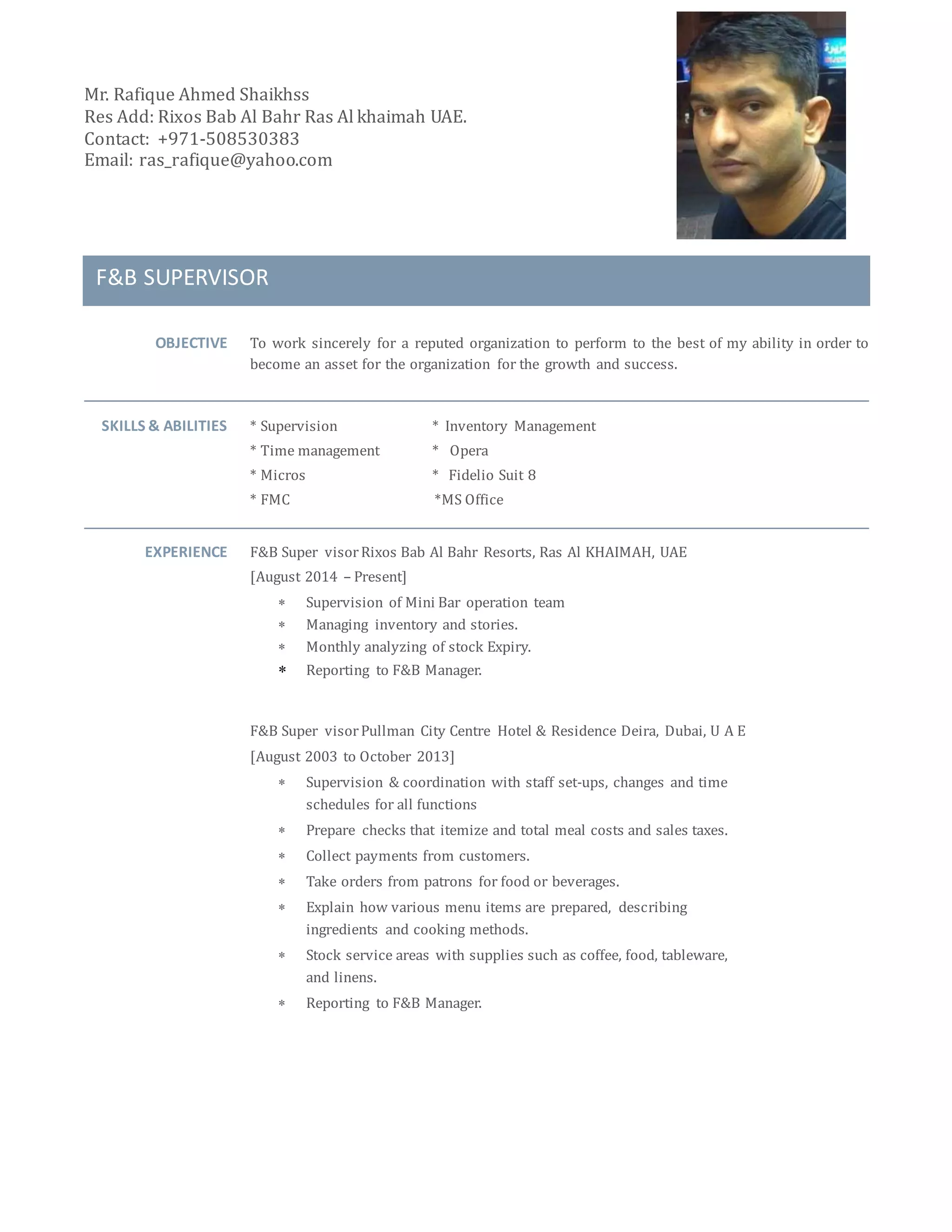 Rafique Ahmed Shaikh | PDF