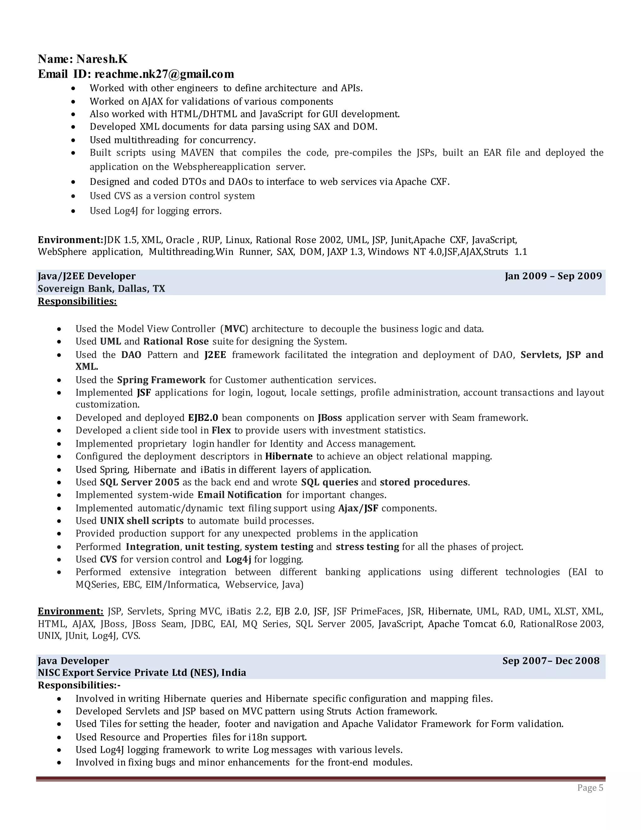 Naresh Kumar | DOCX | Web Development | Internet