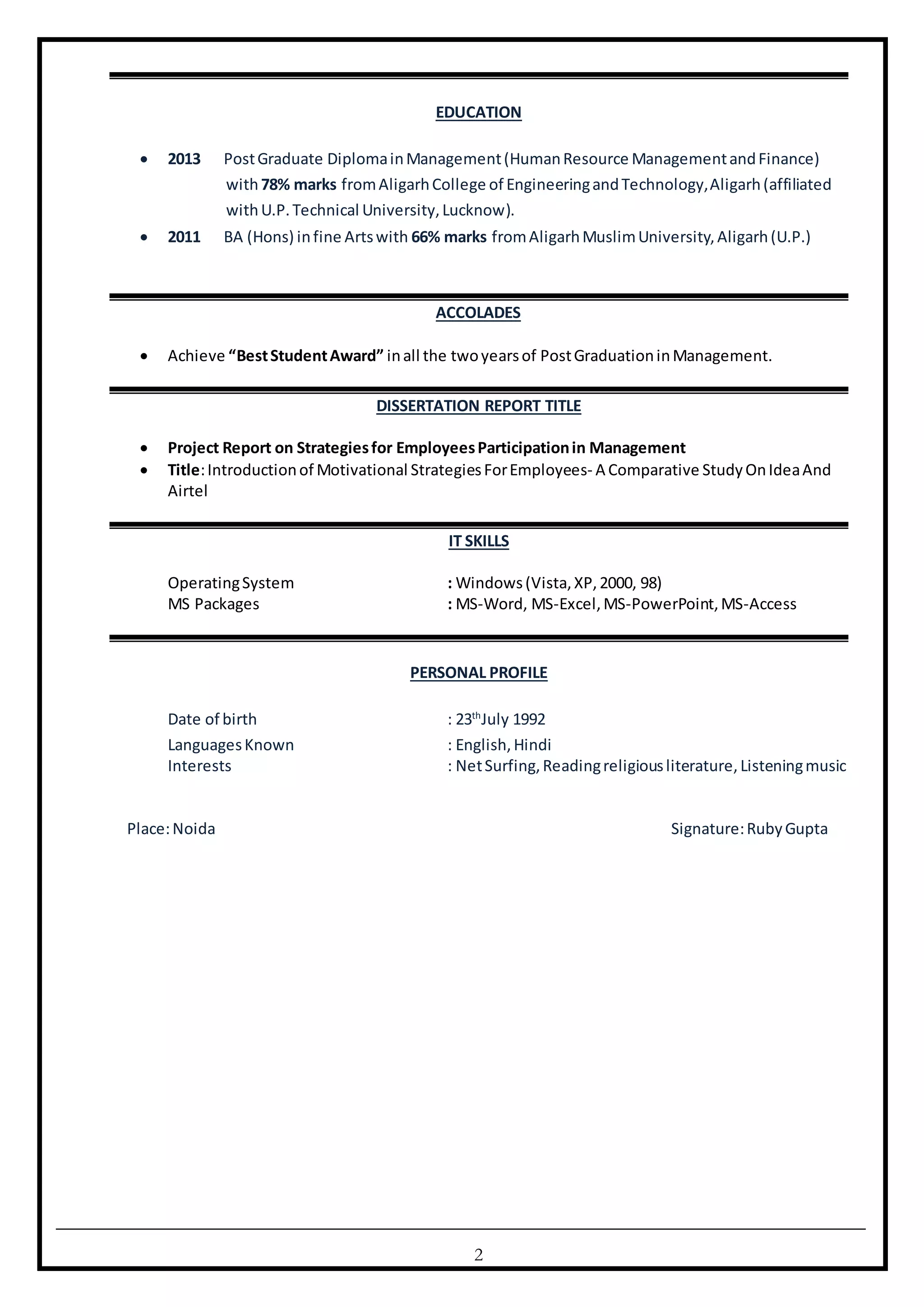 Ruby Gupta_MBA_HR_2Yrs_Exp | DOCX