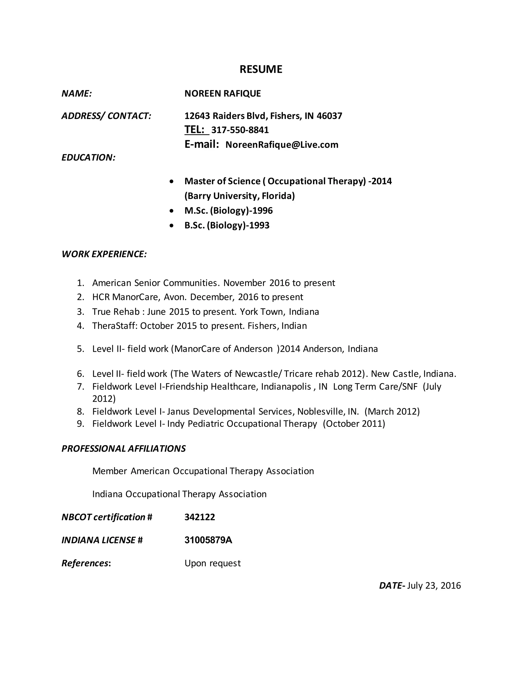 Noreen Resume 1 | DOCX