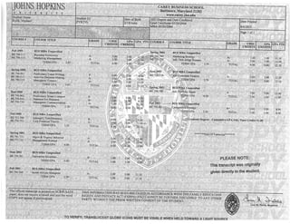 JHU Transcript | PPT