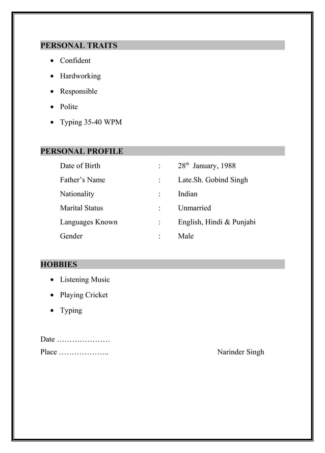 narinder resume | PDF