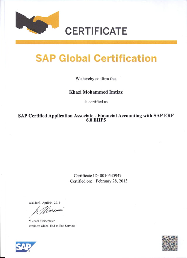 SAP FI-Certification | PDF