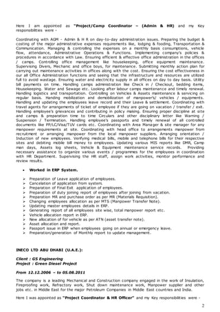 C.V. of Zafar Khan | DOCX | Human Resources | Business