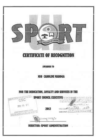SPORT COUNCIL | PDF