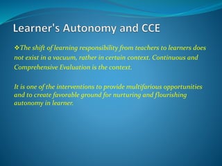 Learner's Autonomy | PPTX