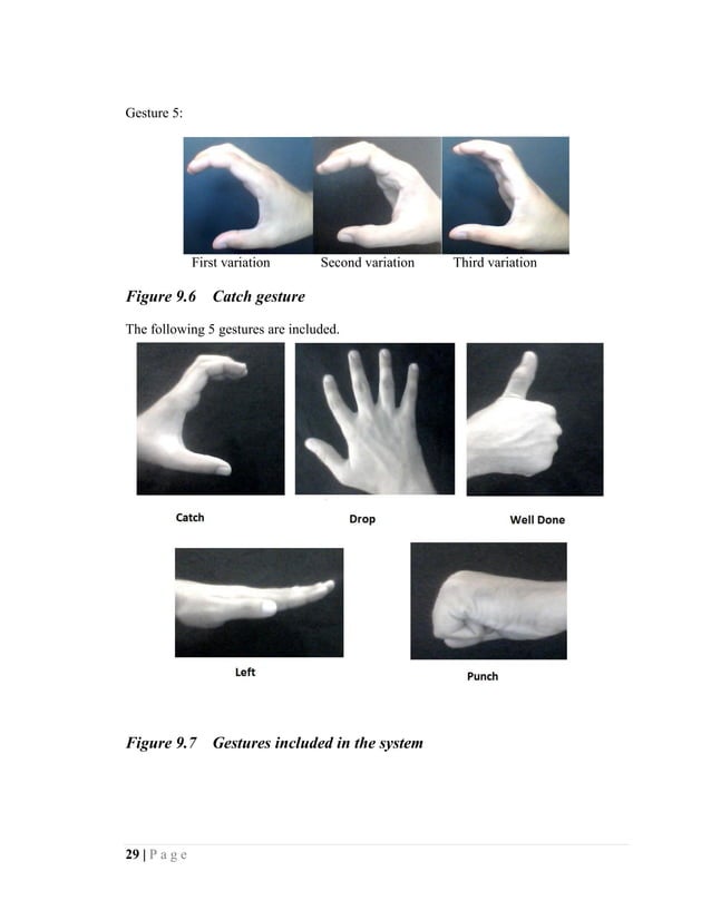 Hand gesture recognition system(FYP REPORT) | PDF