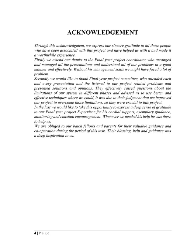 Hand gesture recognition system(FYP REPORT) | PDF