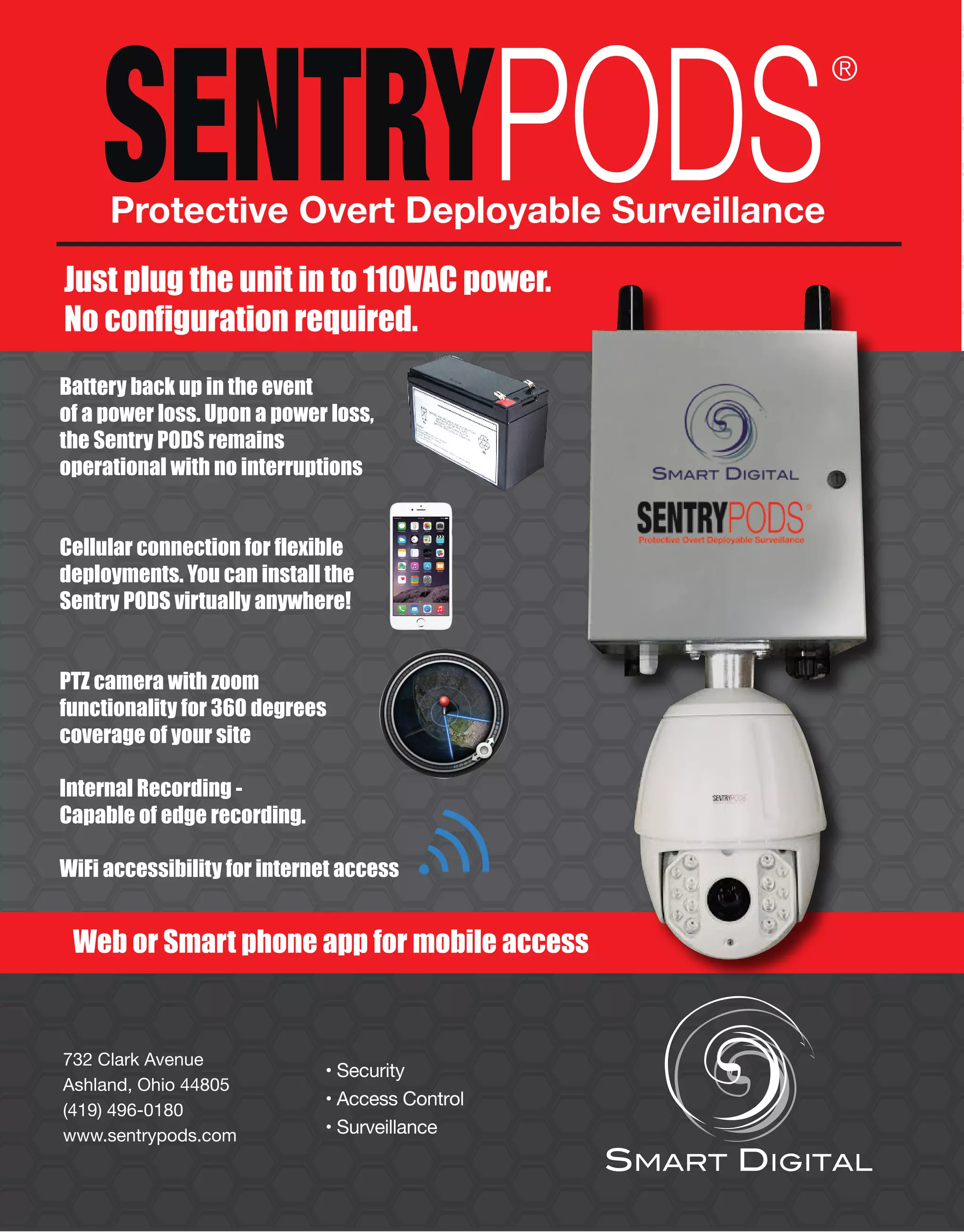 Sentry PODS | PDF | Cameras and Camcorders | Consumer Electronics