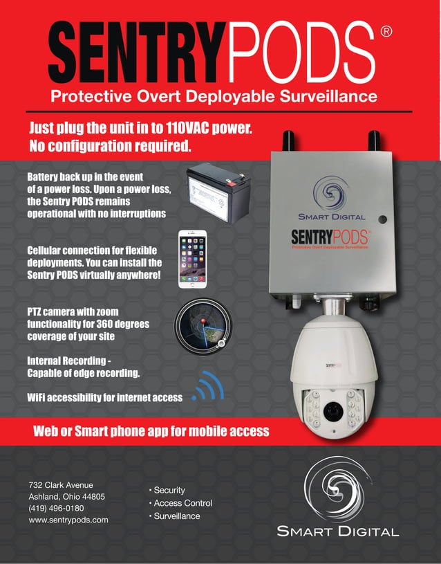 Sentry PODS | PDF | Cameras and Camcorders | Consumer Electronics