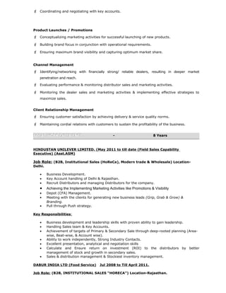 Sumit kumar resume for B2B | DOC