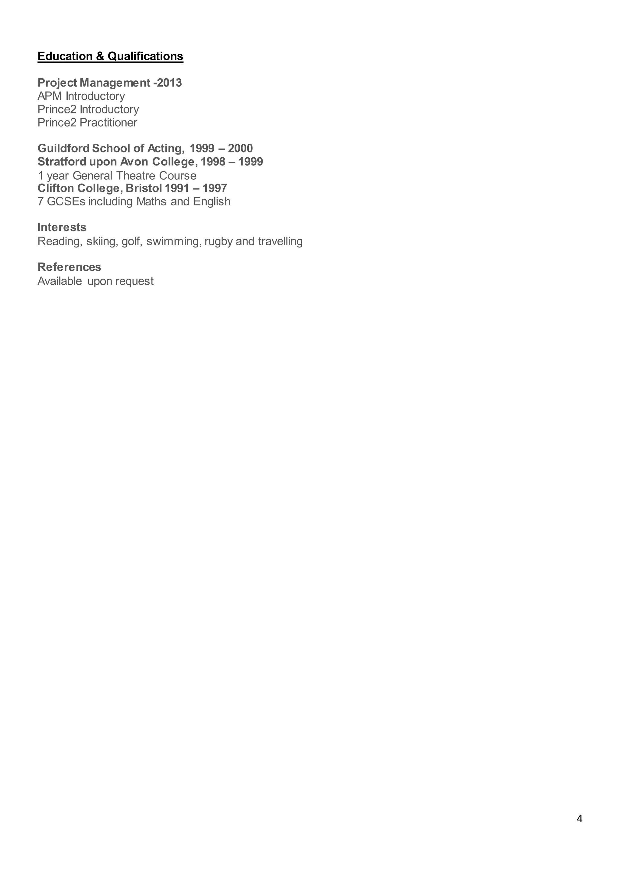 Richard Williams CV | DOCX
