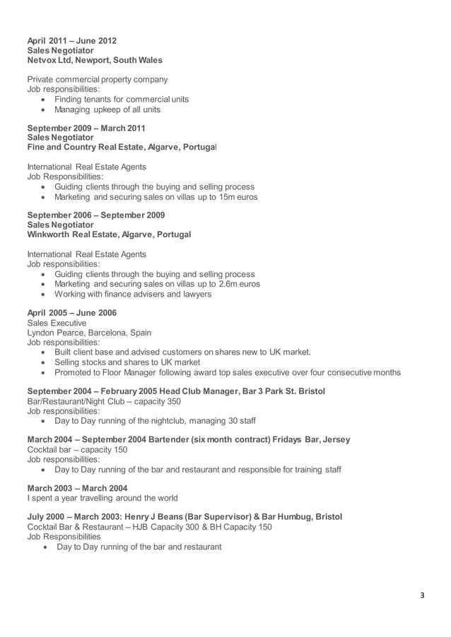 Richard Williams CV | PDF