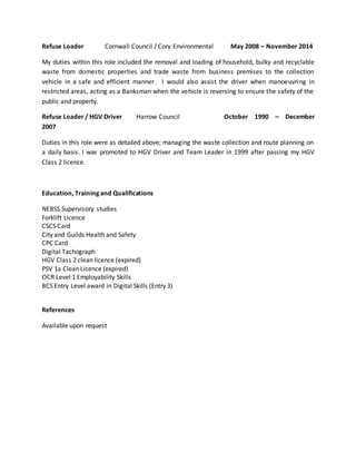 Neil Beard Updated CV warburton | DOCX