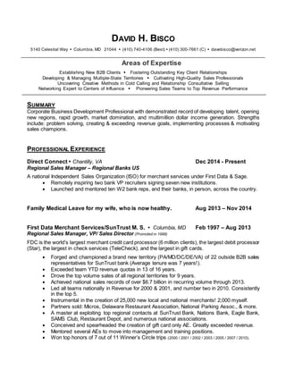 Bisco Resume New Look 08 08 16 | PDF