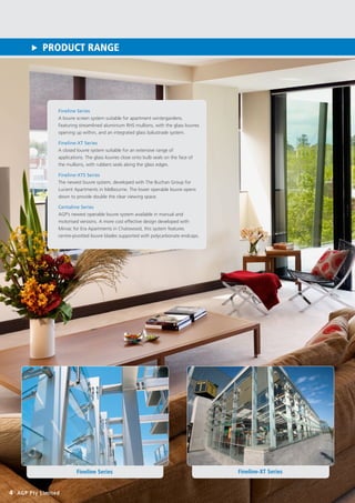 AGP Operable Glass Facades - Overview | PDF