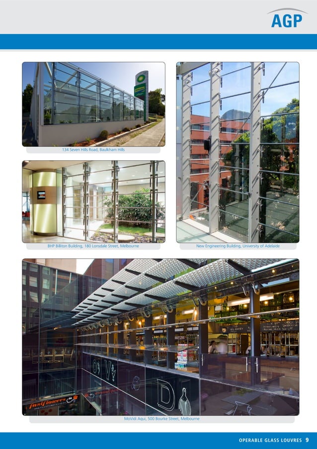 AGP Operable Glass Facades - Overview | PDF