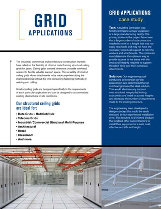Unistrut Construction Brochure | PDF | Construction Industry | Industries