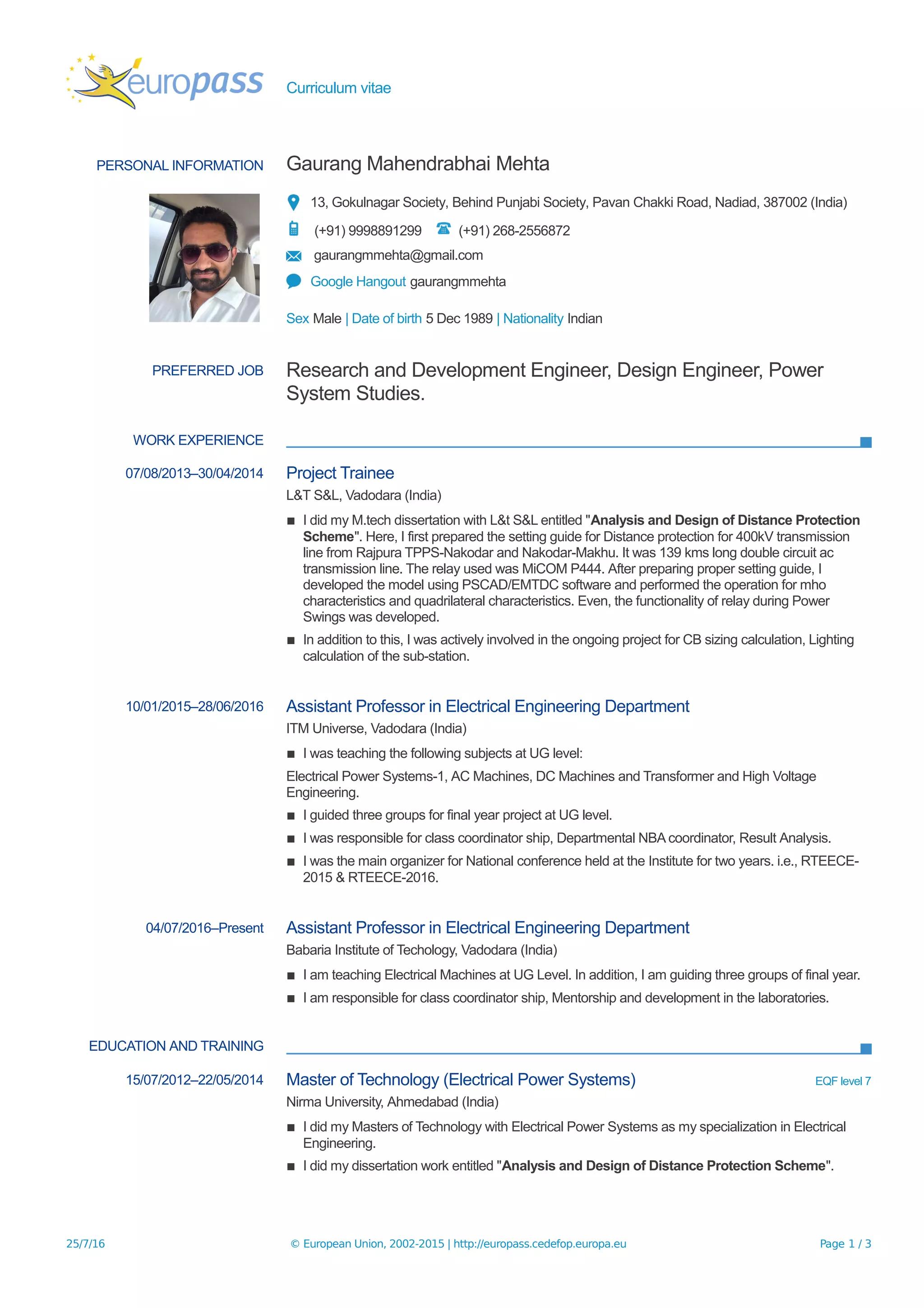 GAURANG-CV | PDF | Civil Engineering Industry | Industries