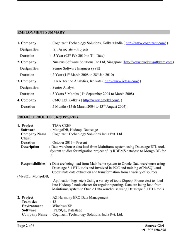 Sourav_Giri_Resume_2015 | DOC | Databases | Computer Software and Applications