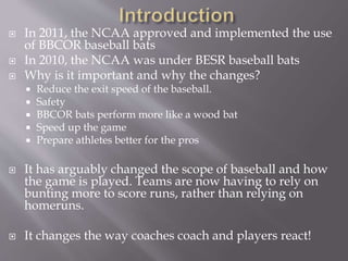 RESEARCH DESIGN- BBCOR VS. BESR | PPTX