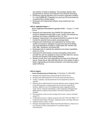 yuchung Resume LA | DOC | Programming Languages | Computing