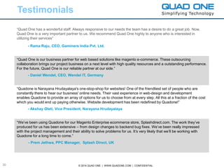 Quad One profile condensed | PPTX