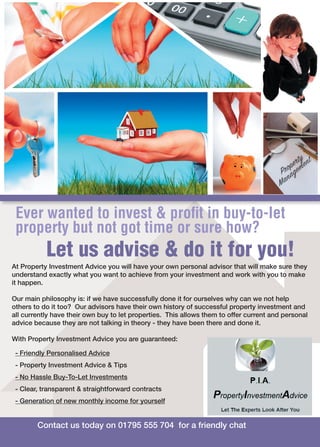 Property Investment Advice Info Flyer | PDF