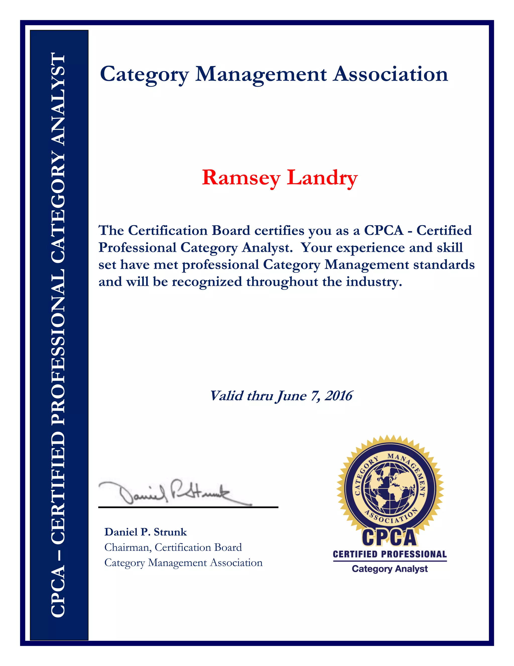 Landry, Ramsey CPCA | PDF