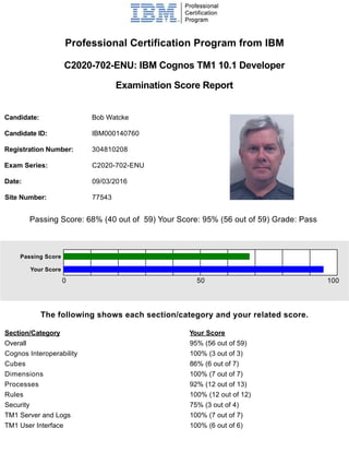 C2020-702 IBM Cognos TM1 Developer | PDF