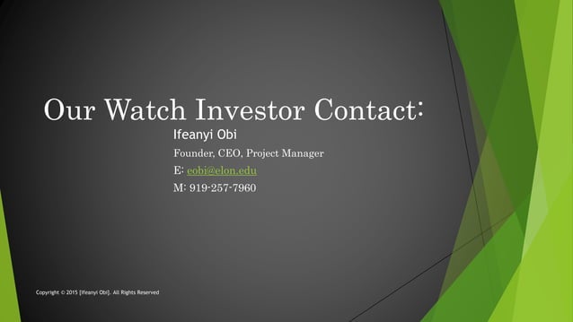 Our-Watch Slide Presentation | PPT
