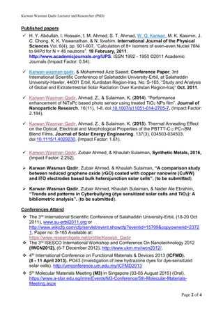 Karwan. CV June 2016 | PDF