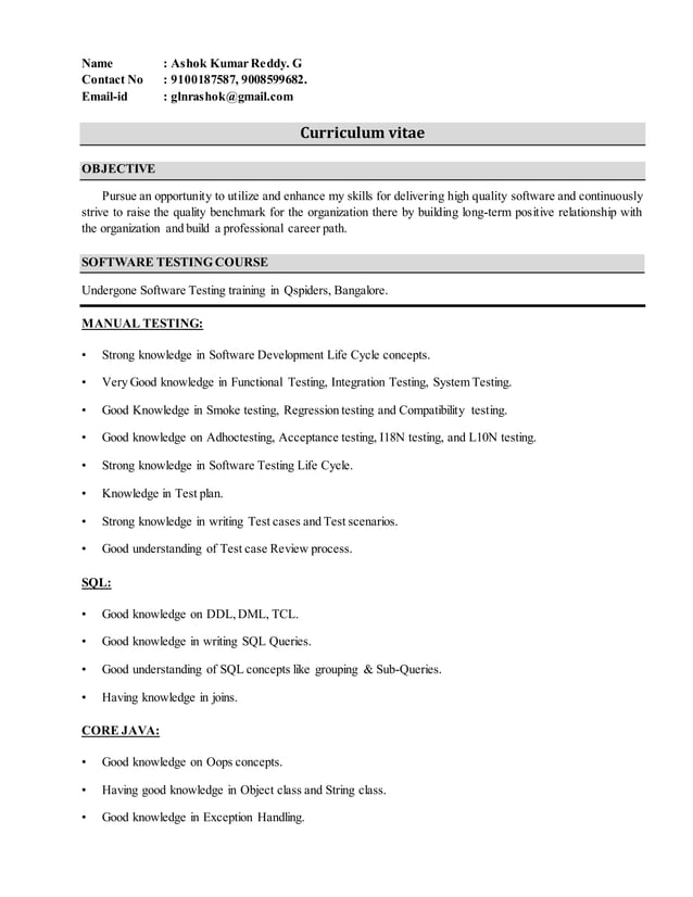 Ashok_Reddy_CV | PDF