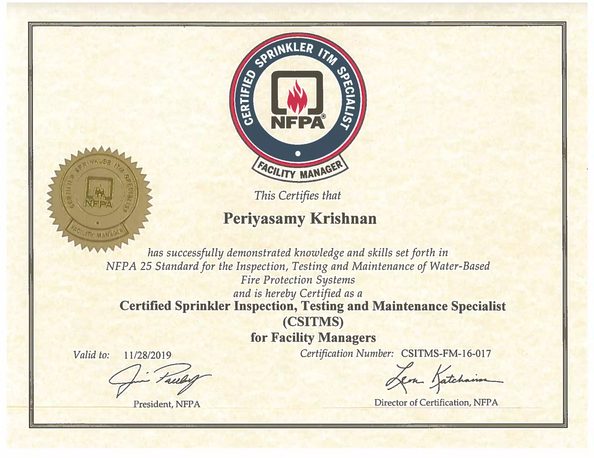 CSITMS - Certified Sprinkler Inspection,Testing and Maintenance ...