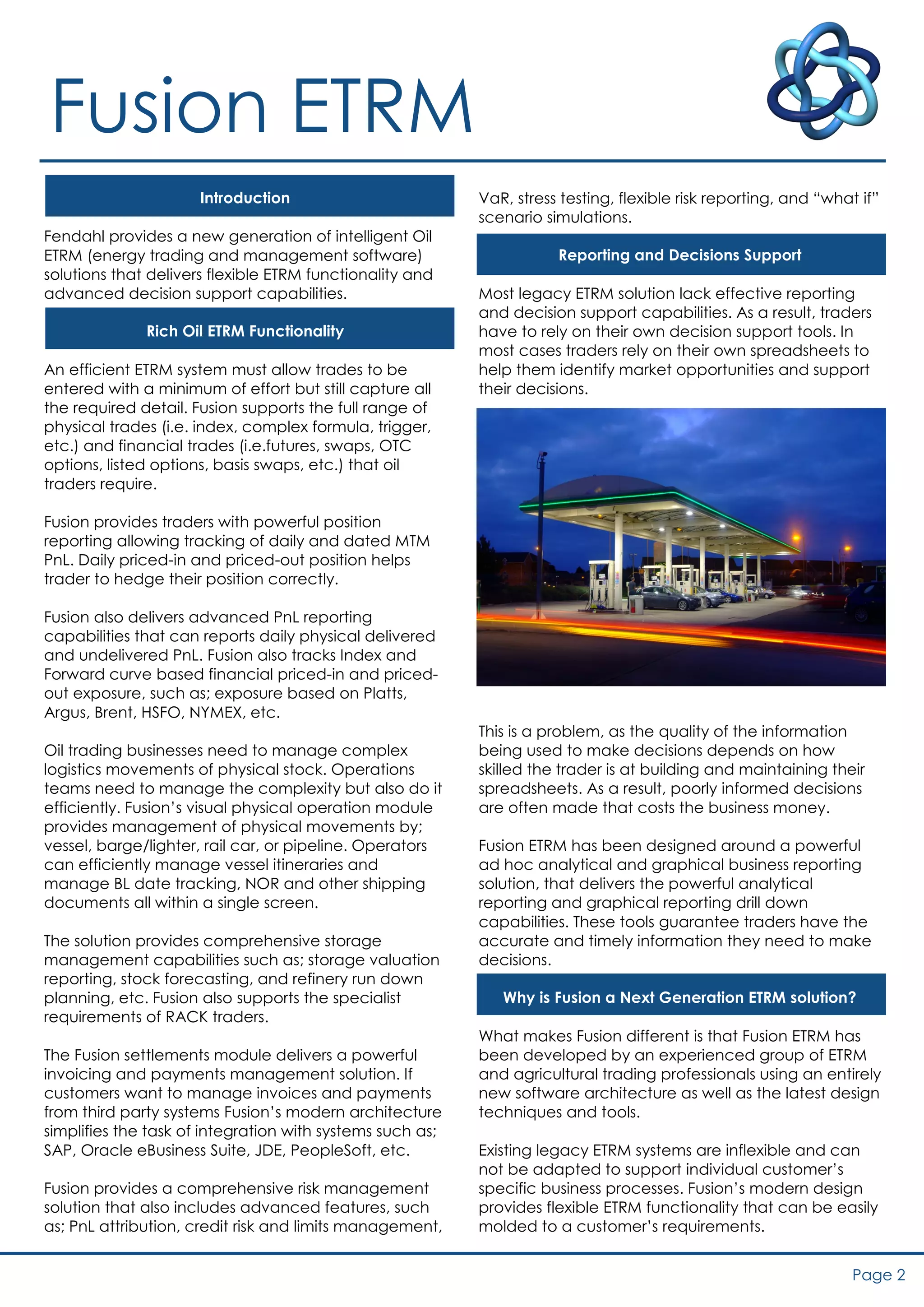 Fusion Brochure Oil | PDF