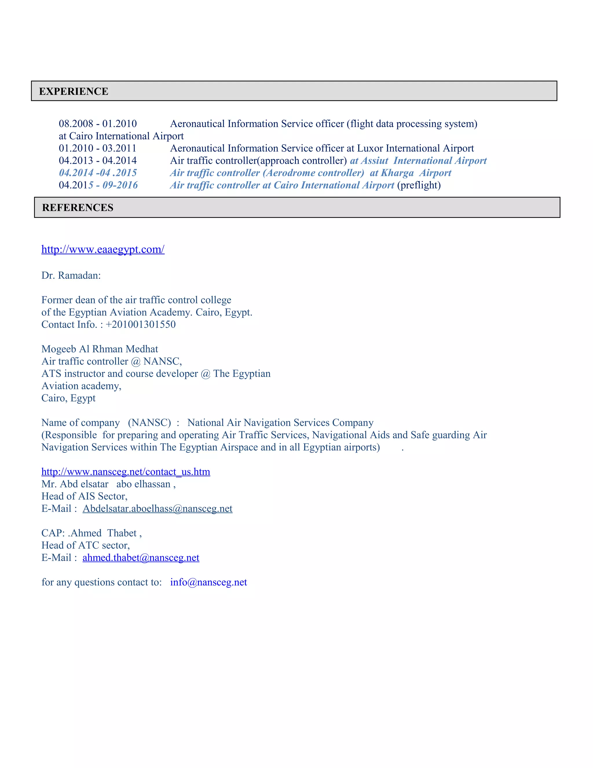 RESUME ATC | PDF