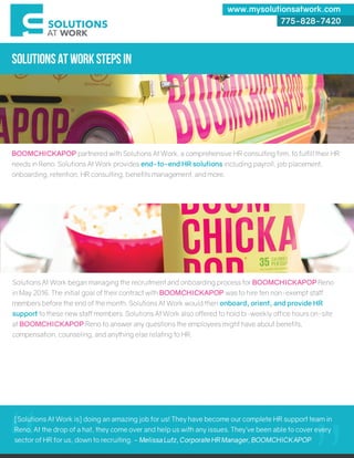 Boom Chicka Pop Case Study | PDF