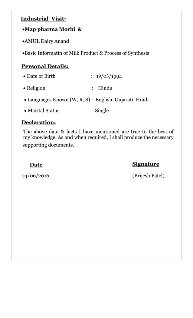 brijesh resume-2 | PDF