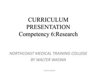C6 curriculum presentation | PPT