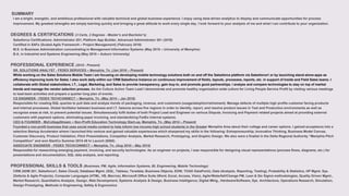 Bsummerhill resume presentation 12-16 | PDF | Business | Business and Finance