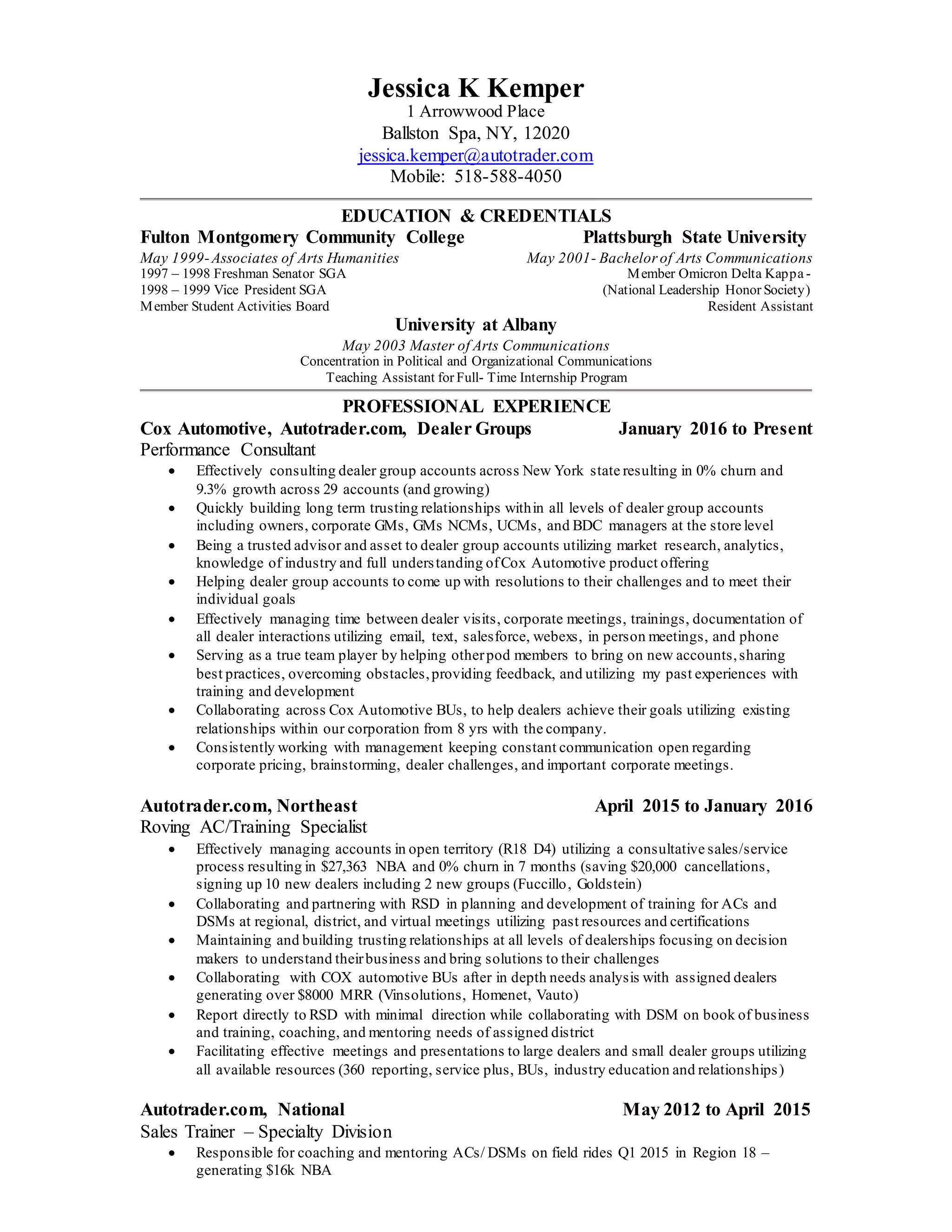 Jessica Kemper Resume 4-13-16 | DOCX