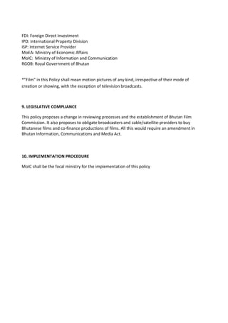 Film Policy 30813 | PDF