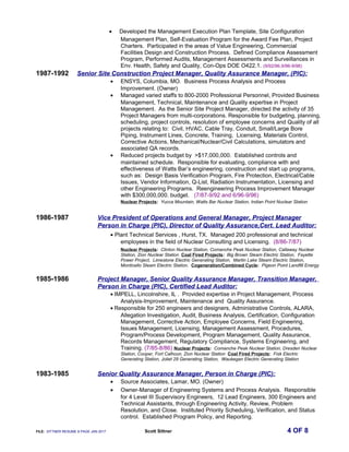 1.0 RESUME S SITTNER 2017 | DOC | Business | Business and Finance